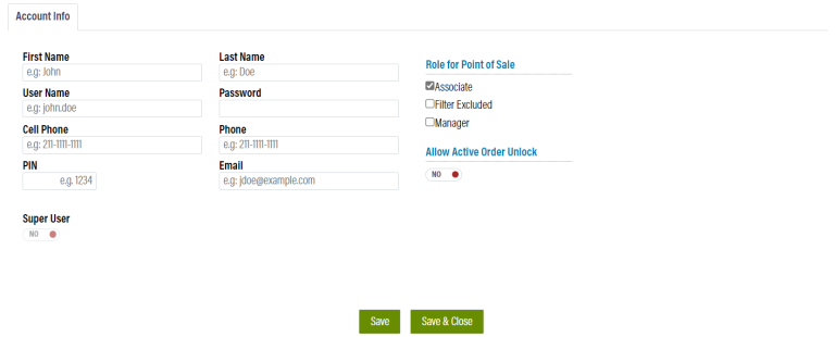 Users Module – OrderPort University
