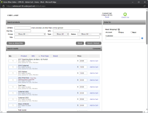 Admin Cart – OrderPort University