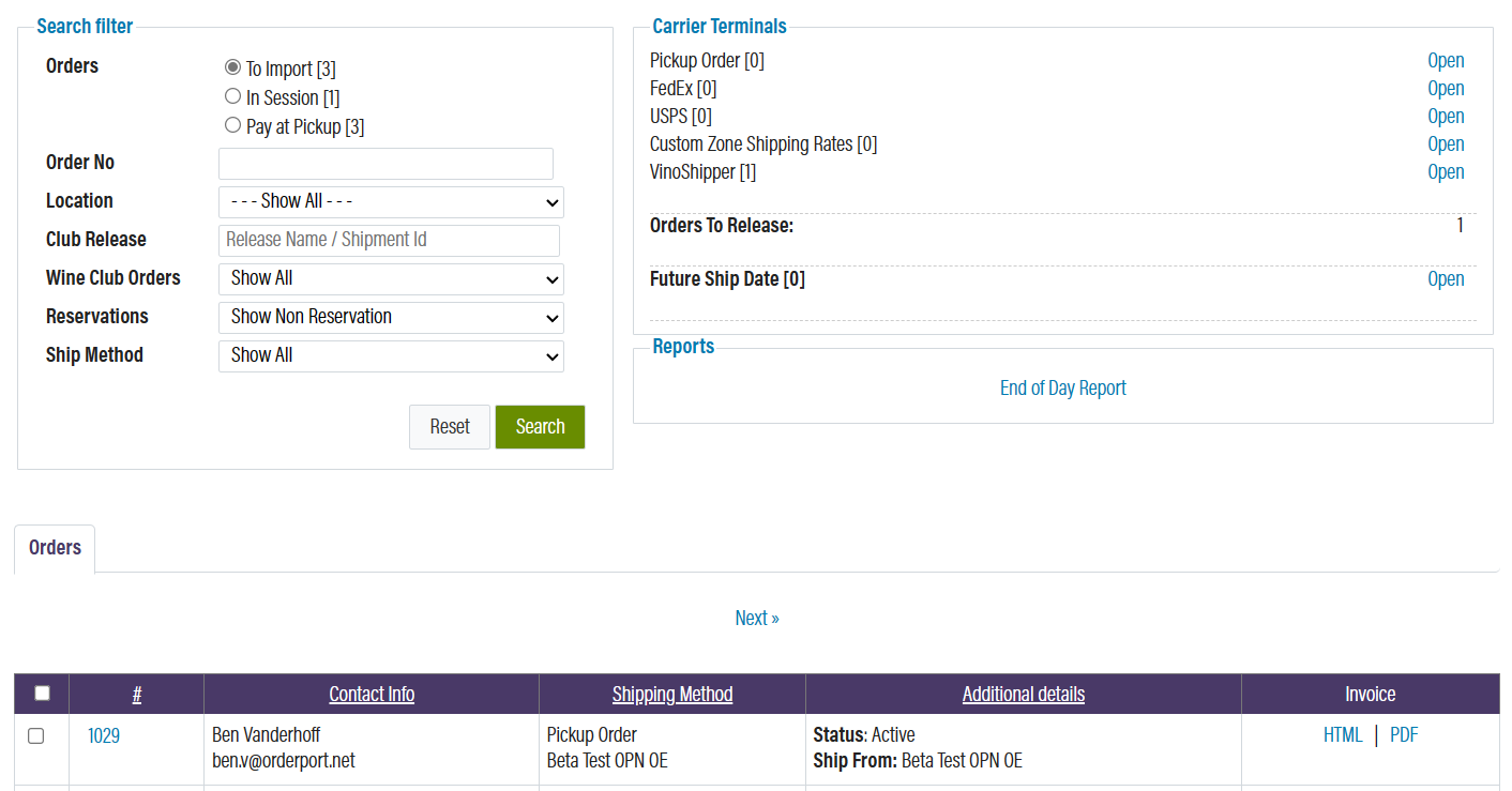 Fulfillment – OrderPort University