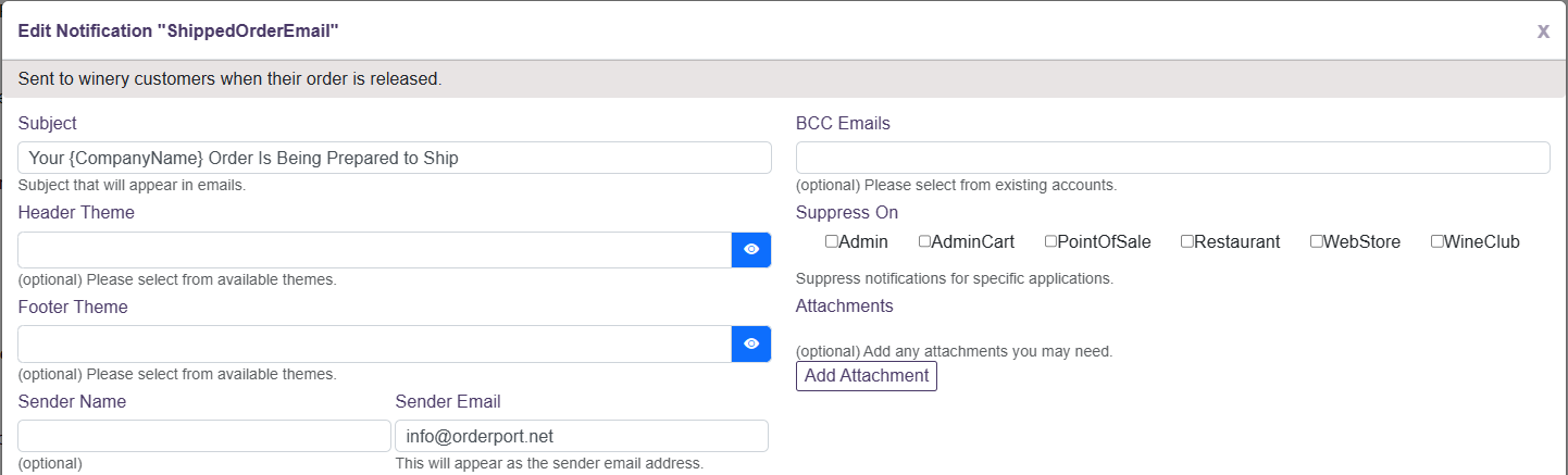 Marketing Notifications – OrderPort University