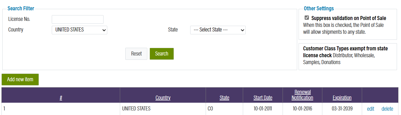 Sales Tax & Licenses Module – OrderPort University