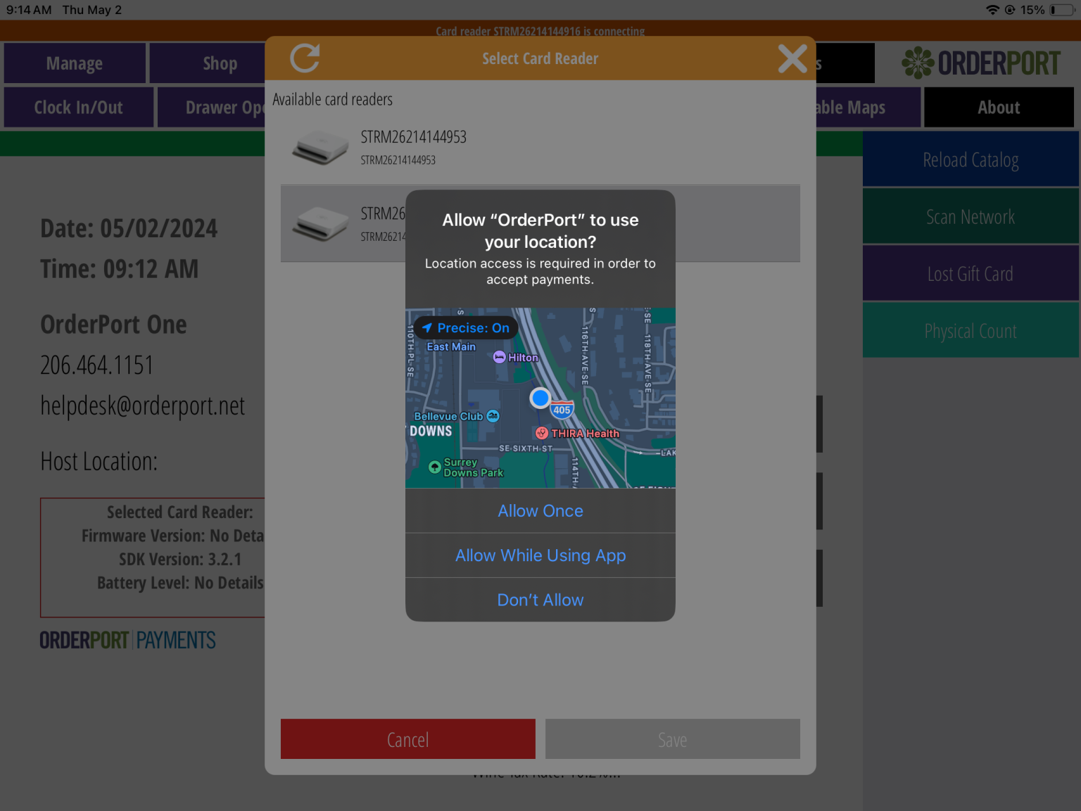 Pairing Card Readers – OrderPort University