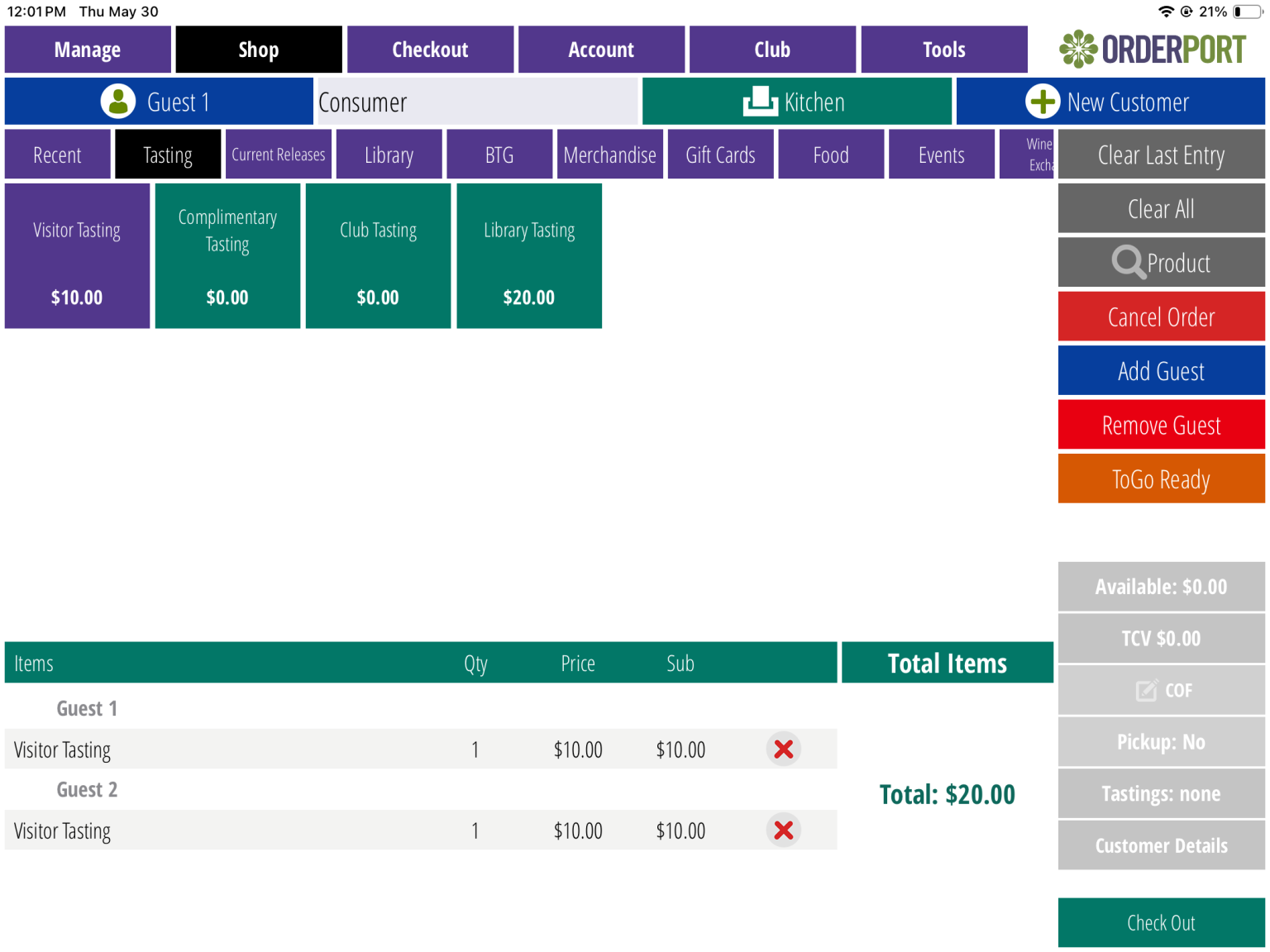 Taking Orders on the Point of Sale – OrderPort University