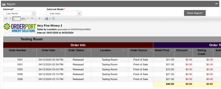 My Reports – OrderPort University