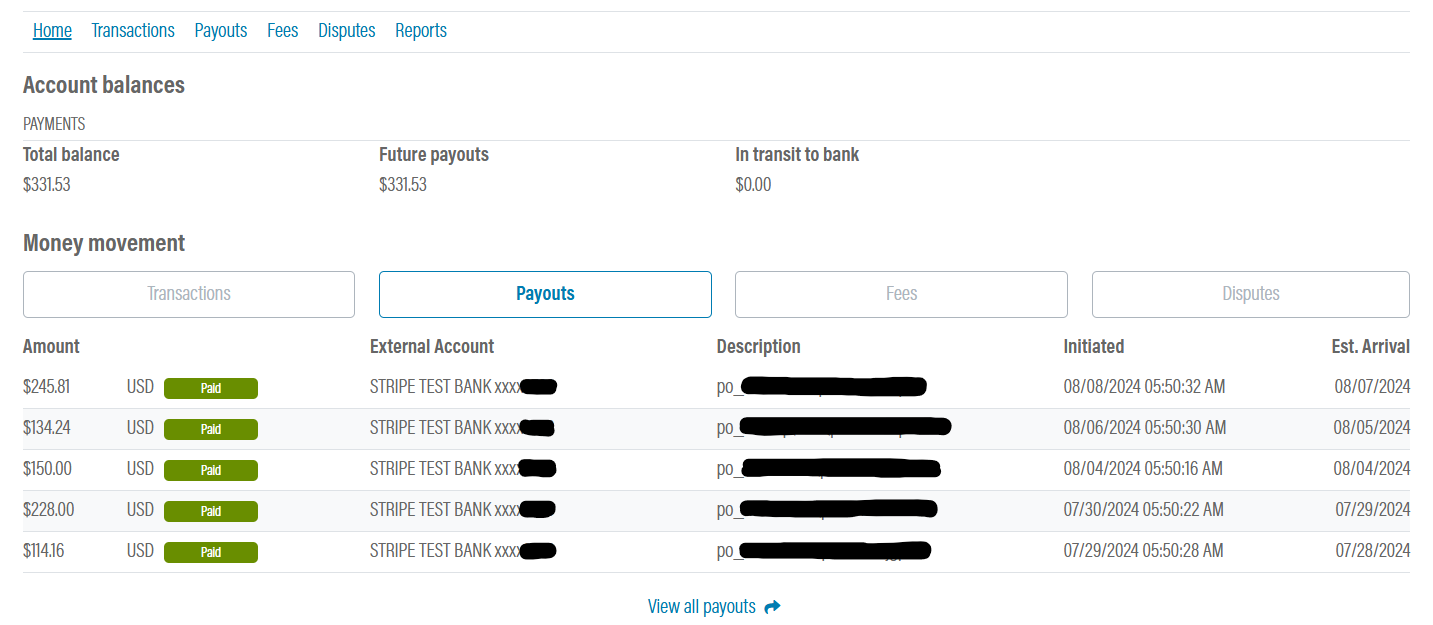 OrderPort Payments Dashboard – OrderPort University